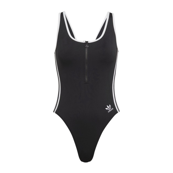adidas | Swim | Adidas Womens Black And White Racerback Classics ...